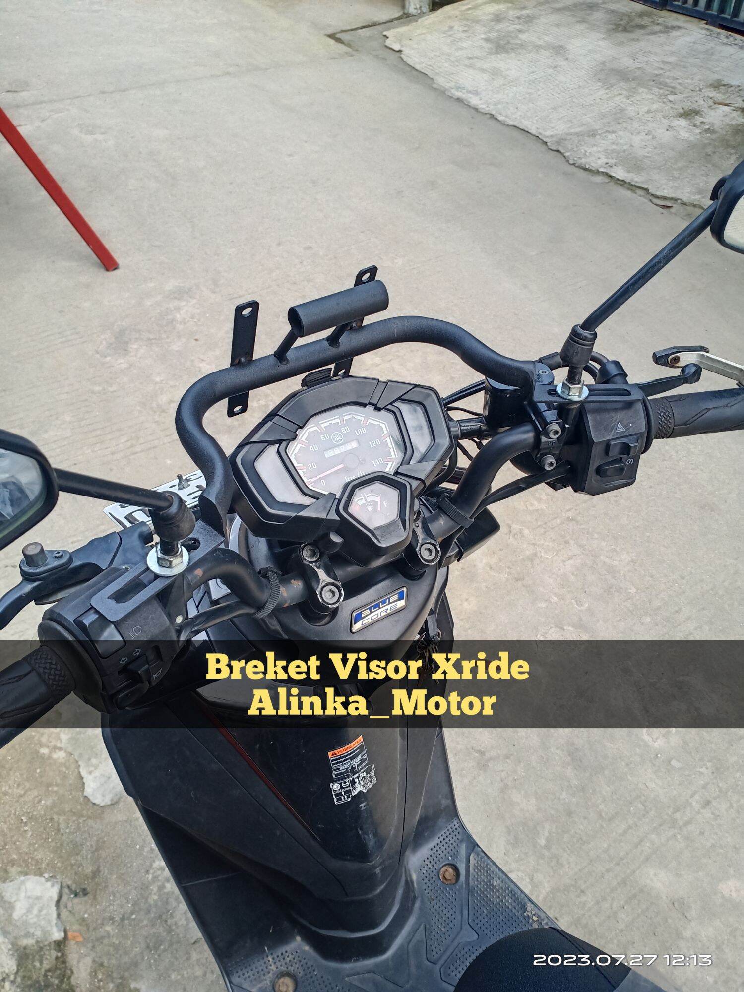 Breket Visor Custom YAMAHA XRIDE X RIDE X-RIDE Dudukan visor tanpa ...