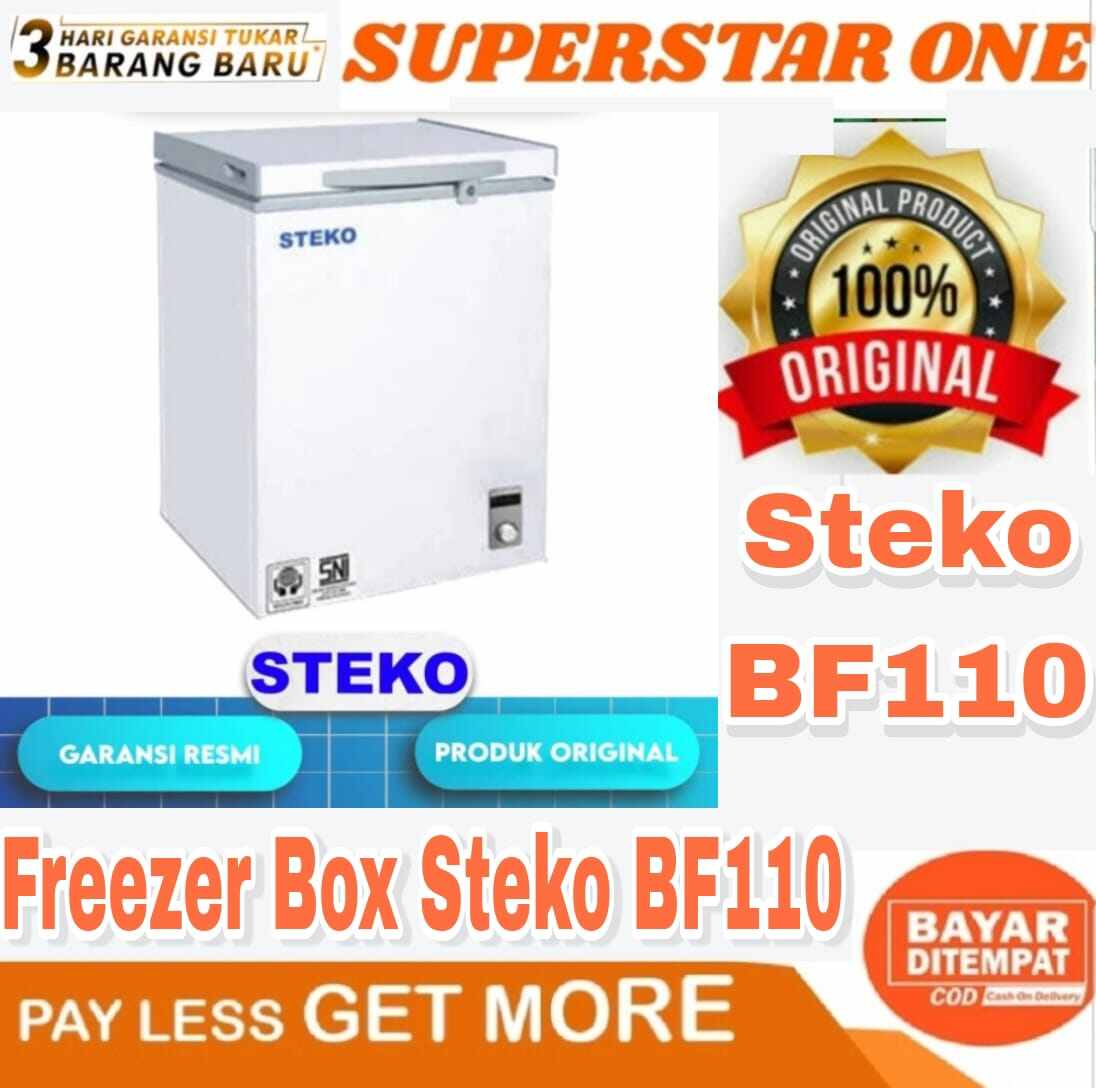 Freezer Box Steko BF-110 Chest Freezer rumahan Steko BF 110 | Lazada ...