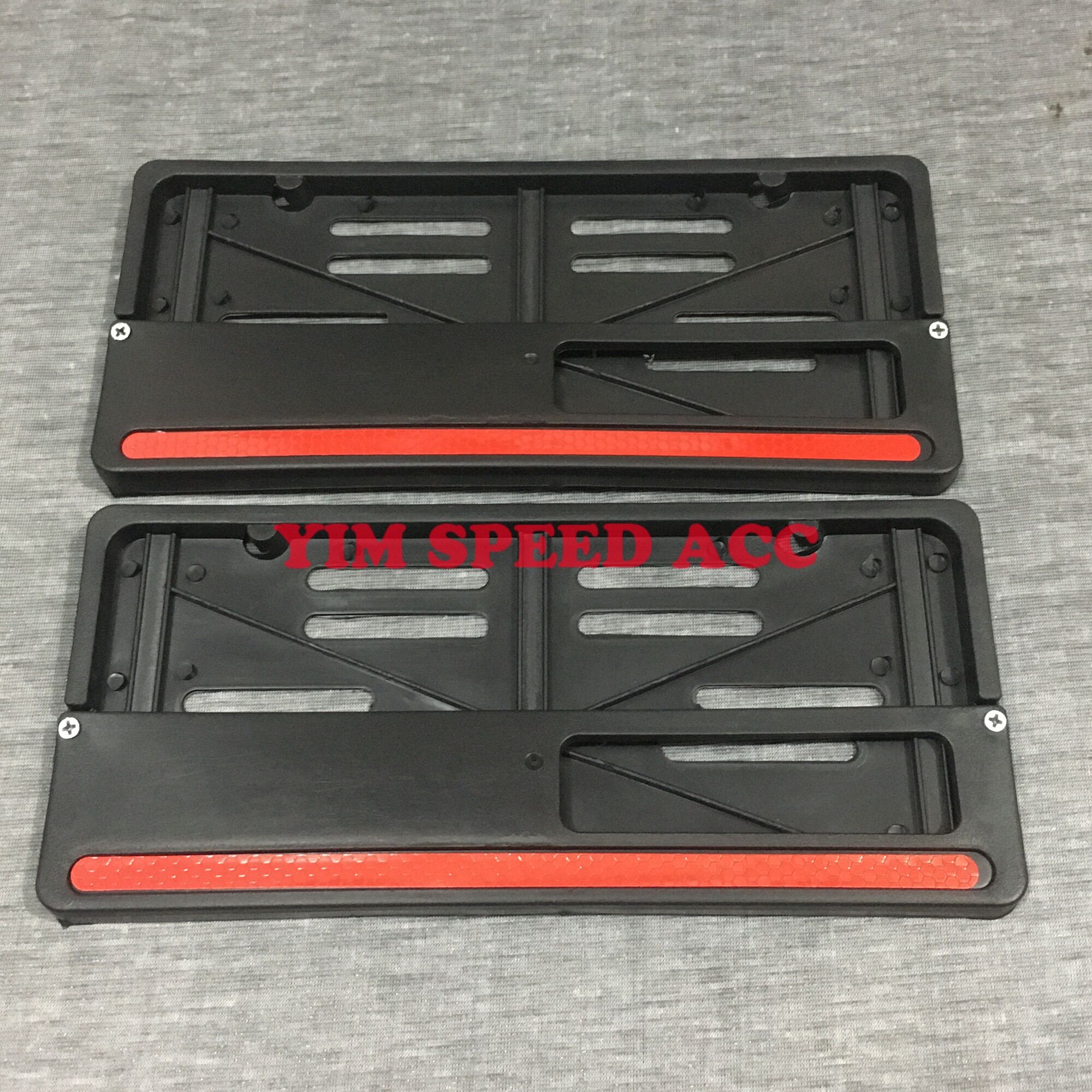 bingkai plat no motor ukuran standar warna hitam universal motor ...