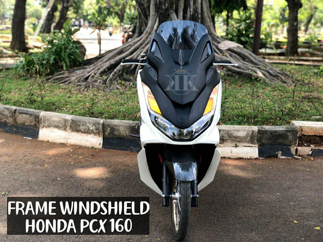Frame Windshield Honda PCX 160, Kedok Batok depan PCX 160 | Lazada ...