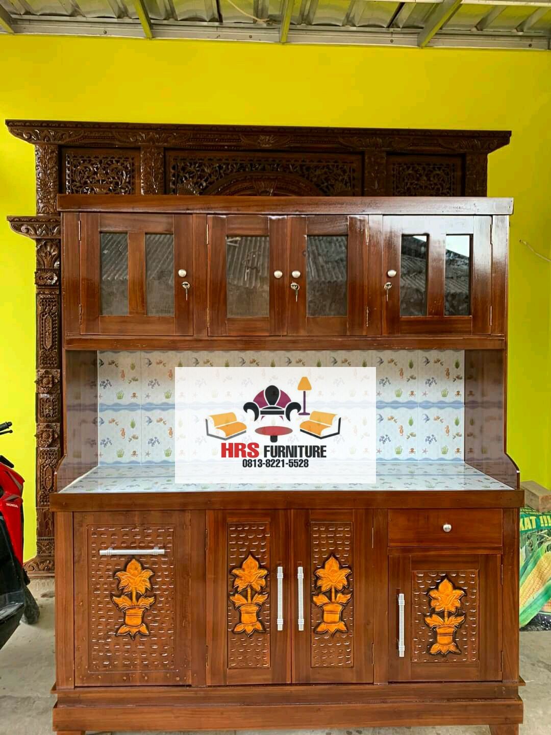 rak sayur/rak piring kayu jati | Lazada Indonesia