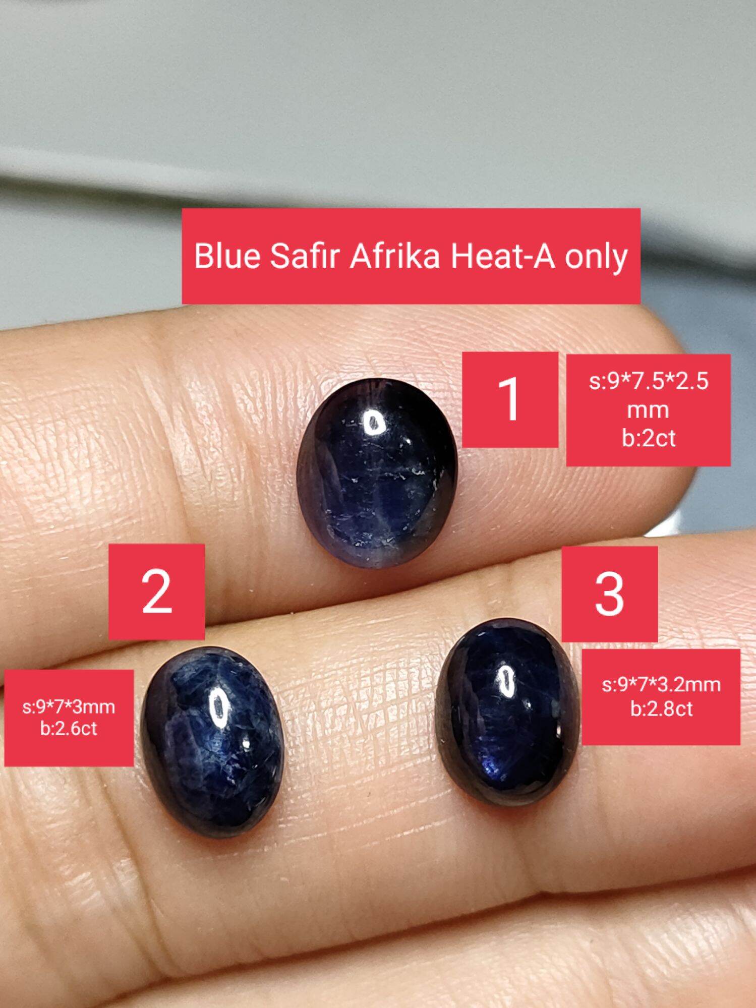 Batu Blue Safir Kalimantan