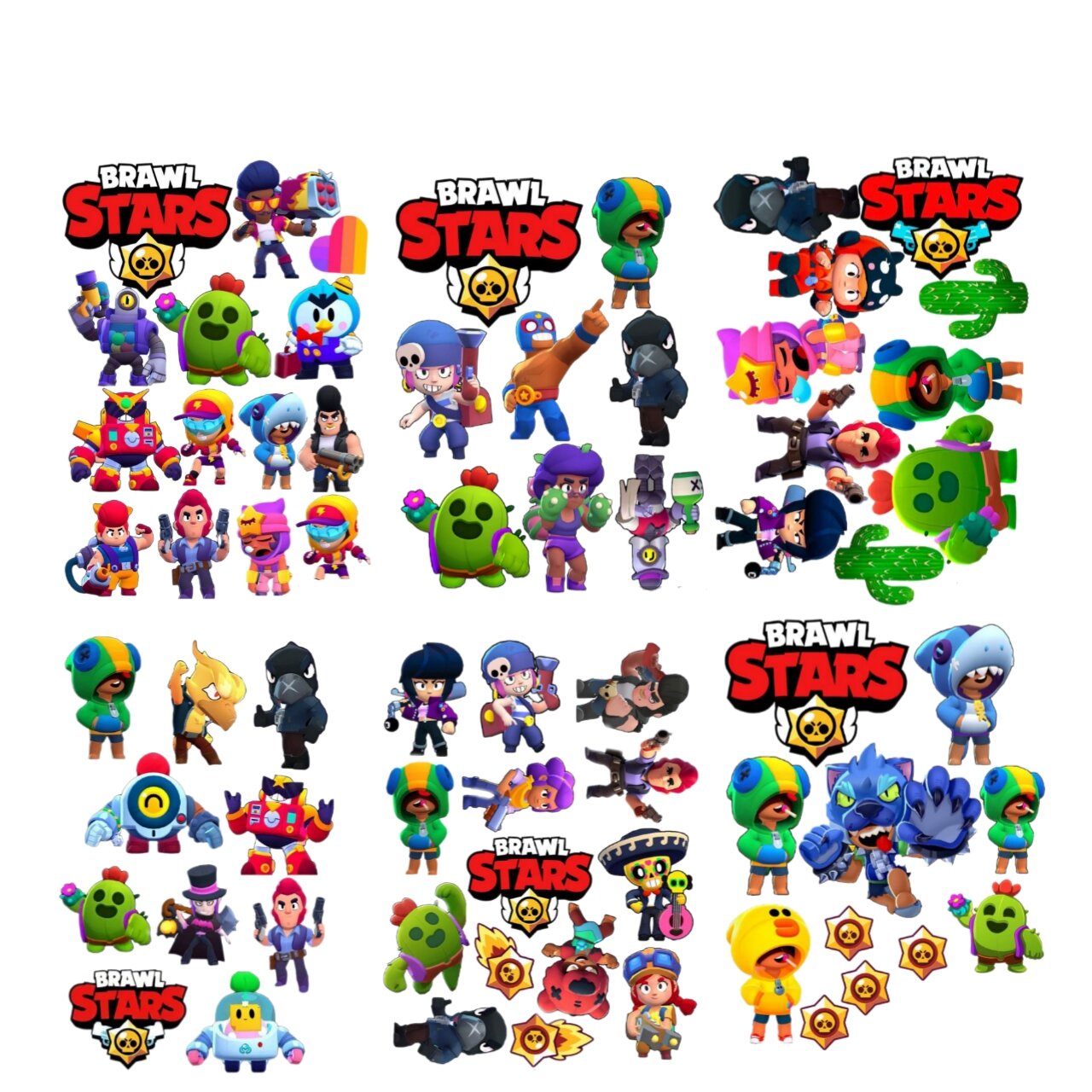Stiker BRAWL STARS isi 10 pcs/Sticker glossy | Lazada Indonesia