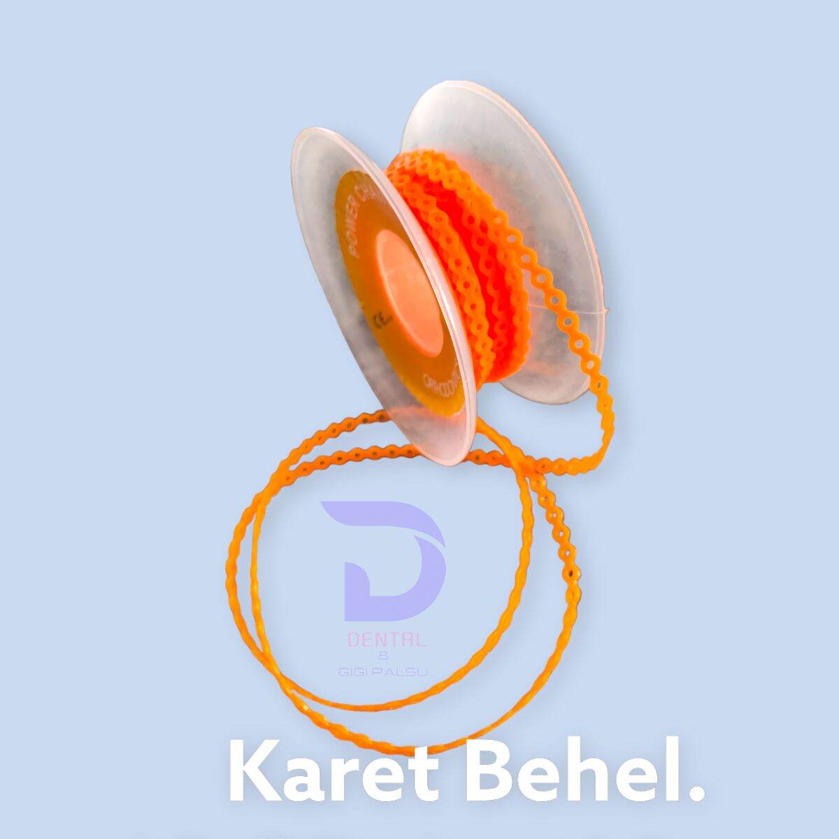 DENTAL KARET BEHEL POWER CHAIN ORANGE | Lazada Indonesia