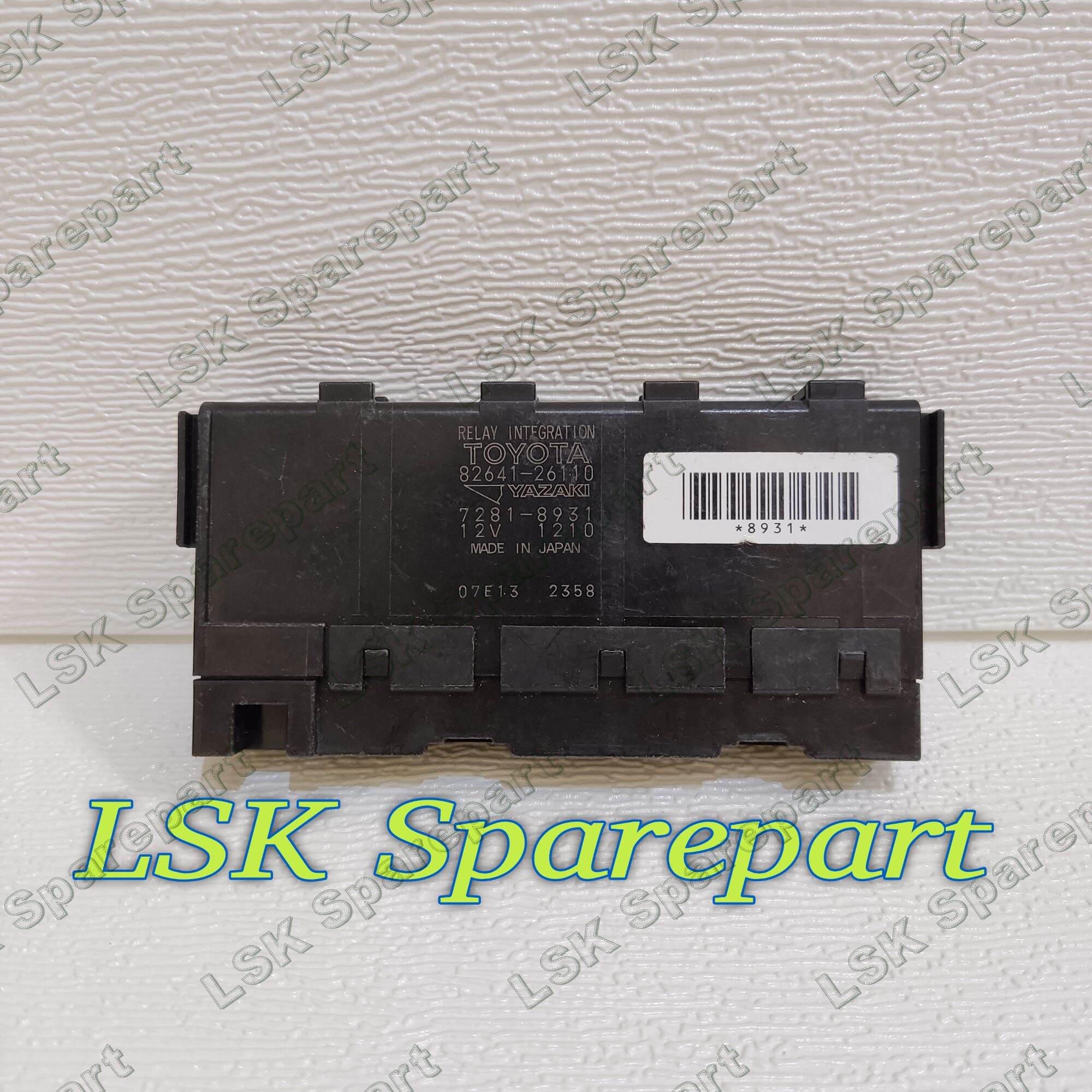Relay Integration Fuse Box Toyota Innova - Fortuner - Hilux - Hiace ...