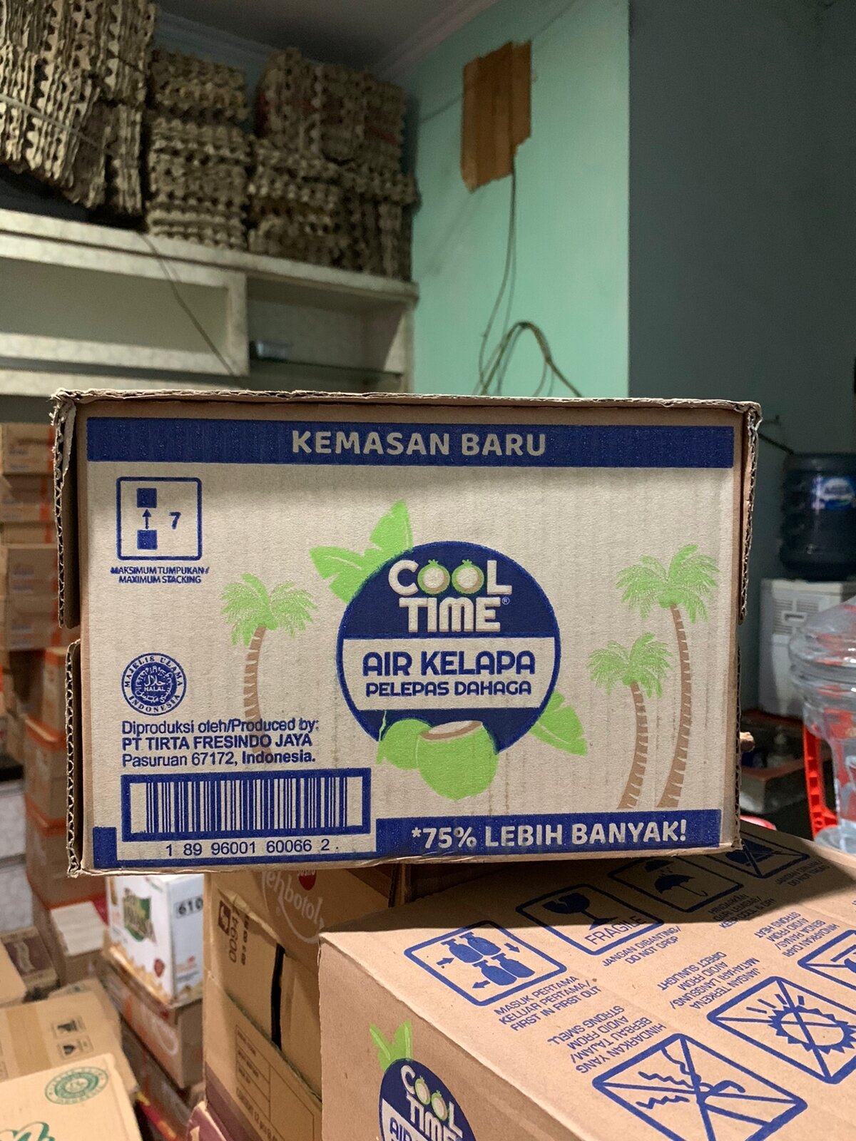 Cool time coconut water 350ml 1 dus isi 12 / minuman air kelapa ...