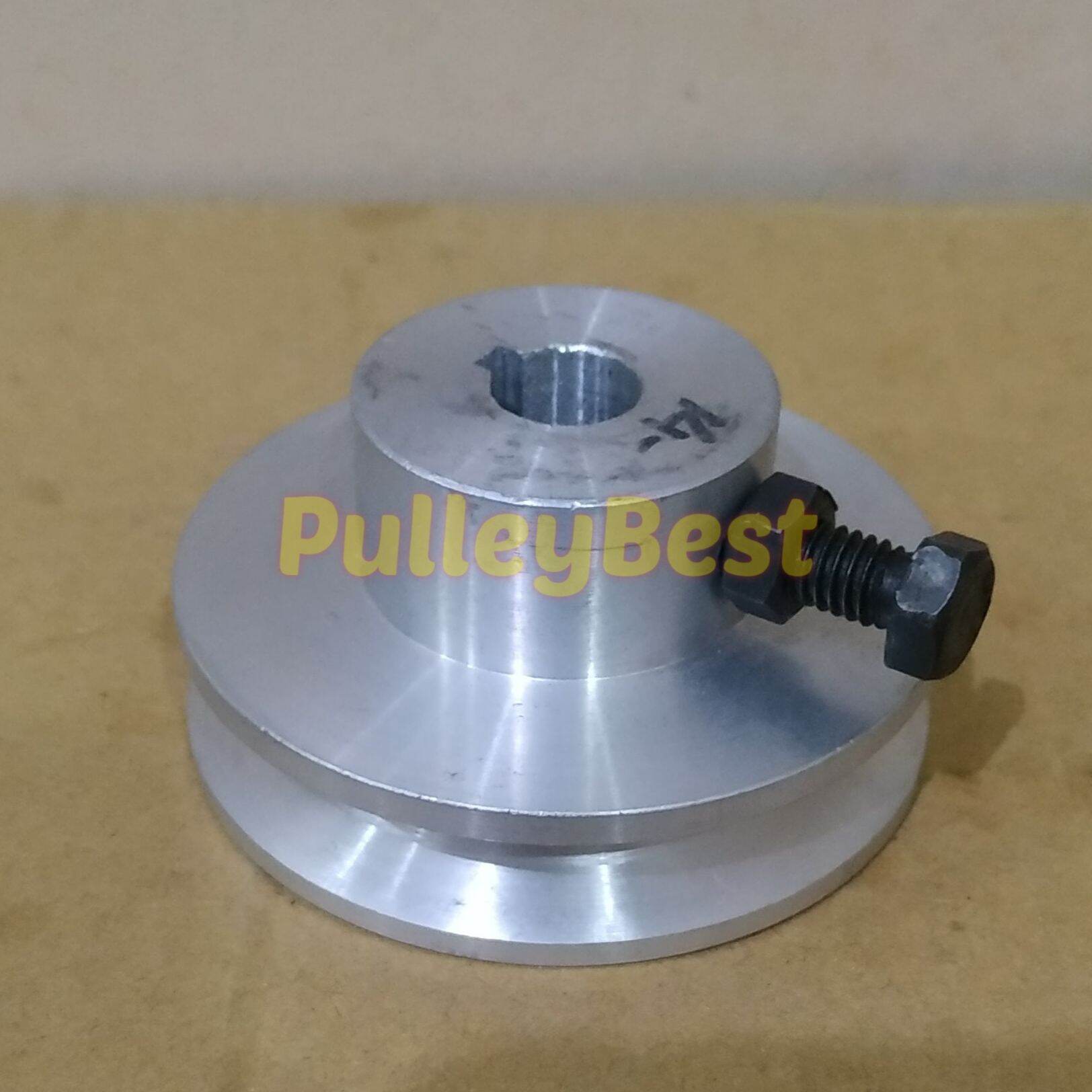 Pulley pully 3 inch as 15 mm jalur A1 poly pully alumunium | Lazada ...