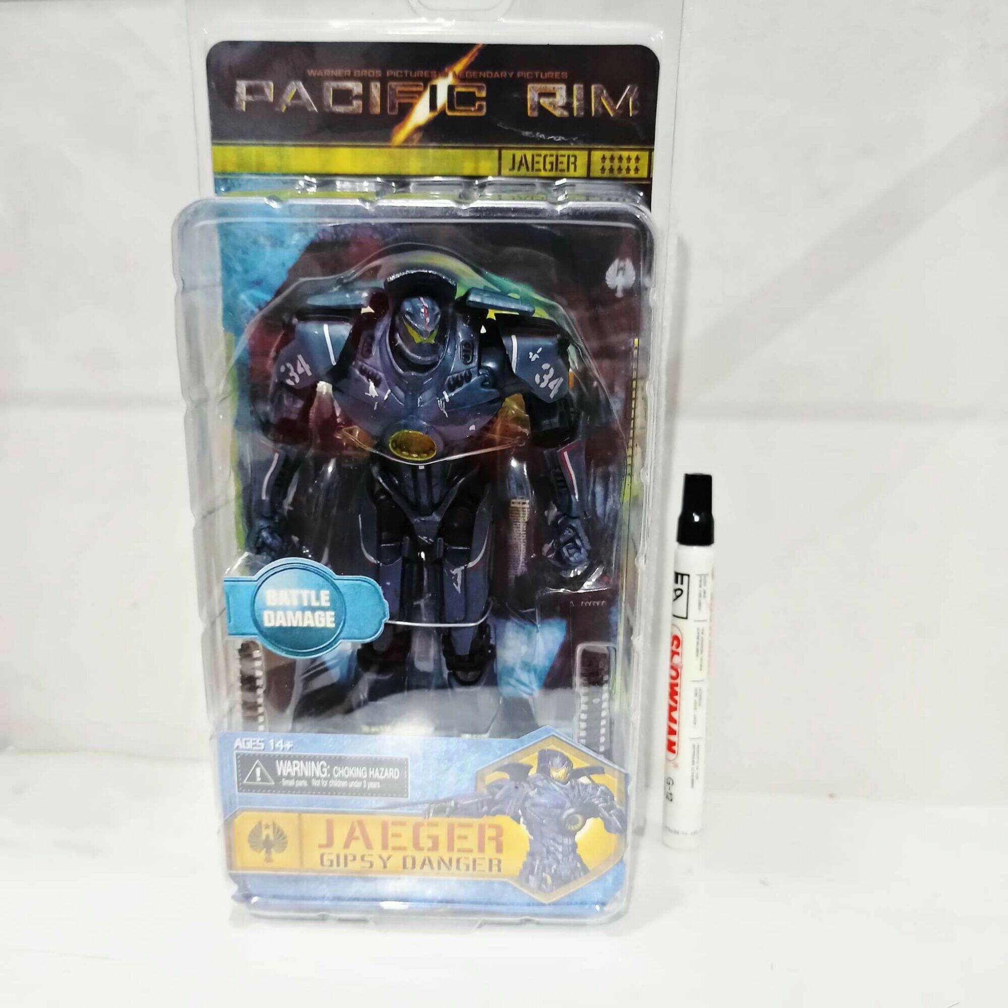 mainan neca figure pacific rim jaeger gipsy danger battle damage by ...