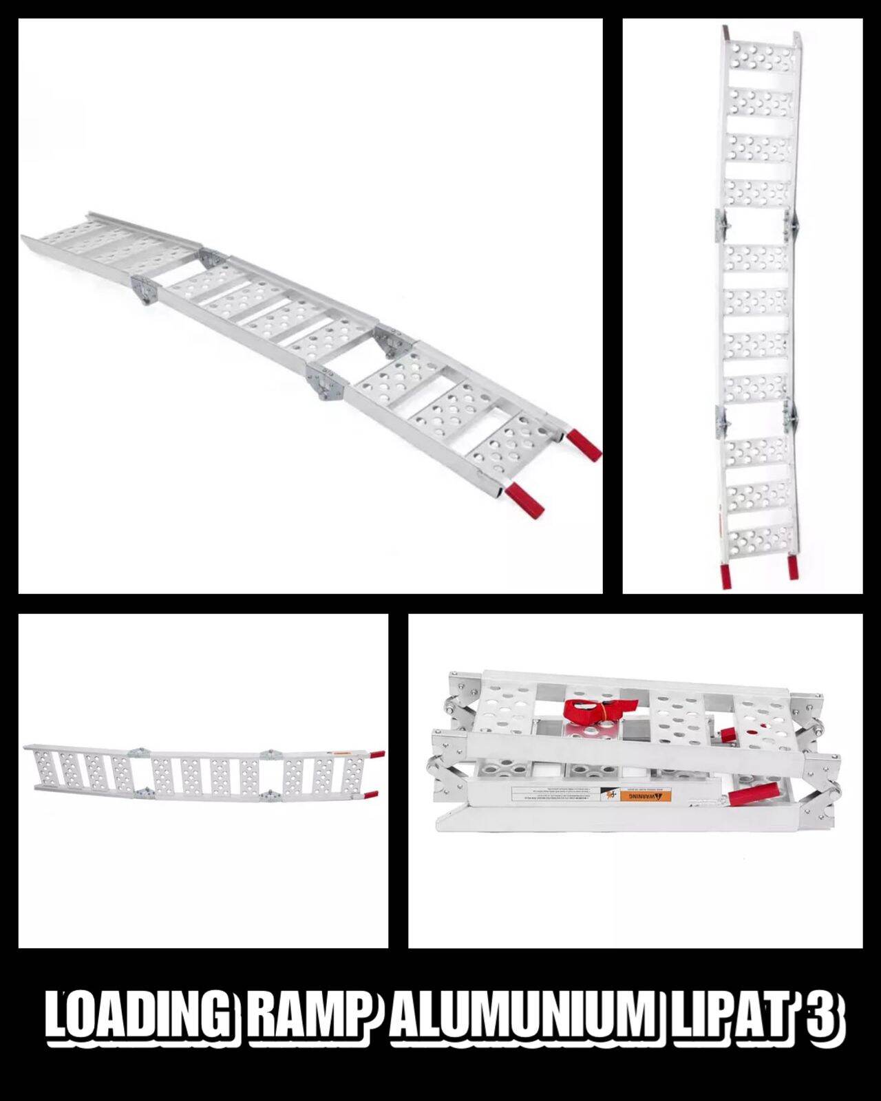 tangga menaikkan motor/loading ramp ares lipat 3 | Lazada Indonesia