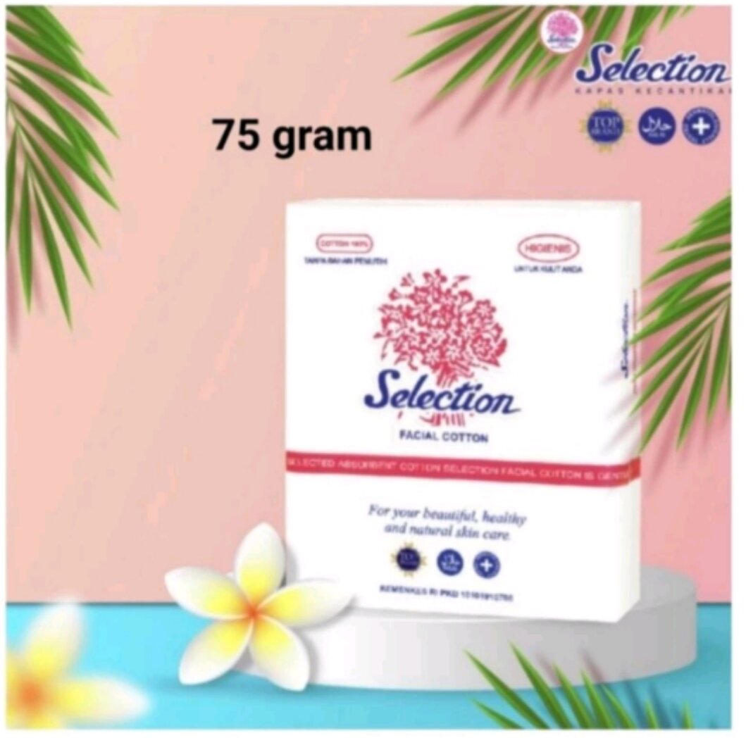 KAPAS SELECTION FACIAL COTTON 75 GR BESAR | Lazada Indonesia
