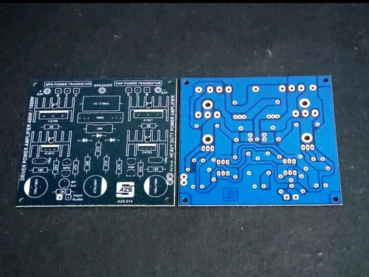 PCB Power Amplifier 2 Tingkat mono PA Simetris berkarakter Midlow ...