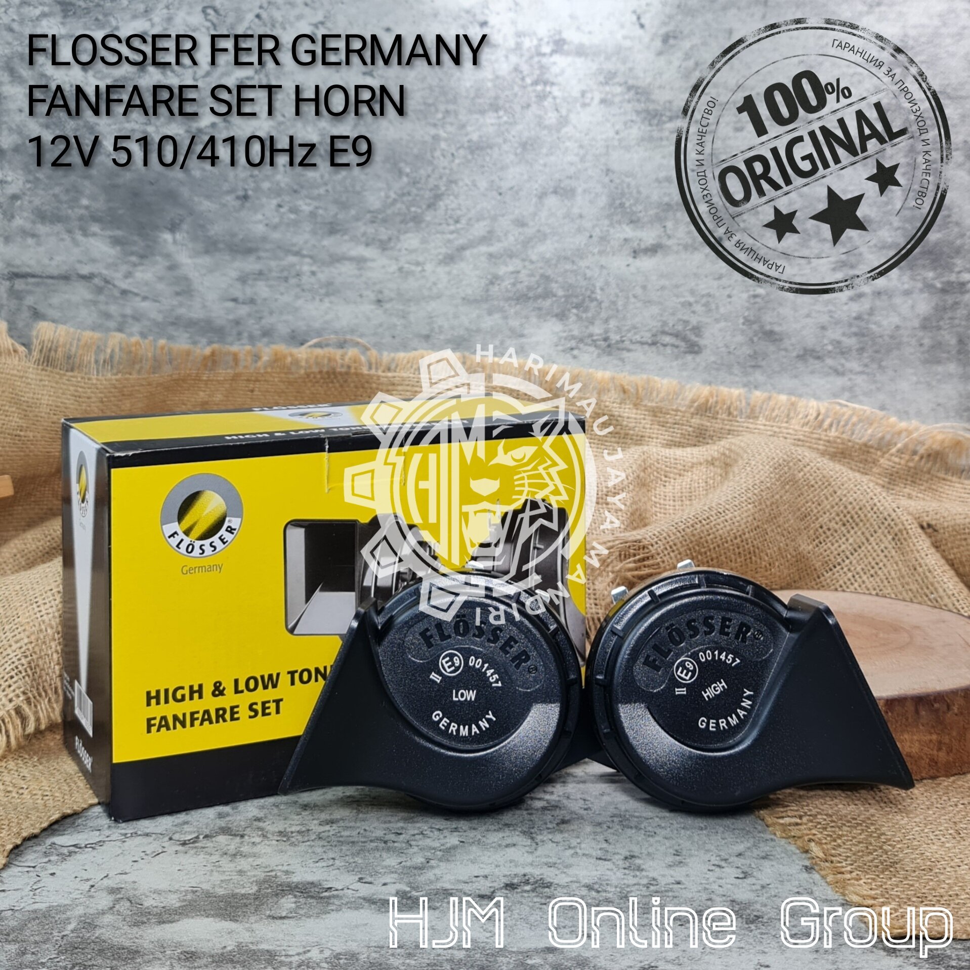 KLAKSON KEONG BMW FLOSSER FER 12V - HORN FANFARE FLOSSER GERMANY ...