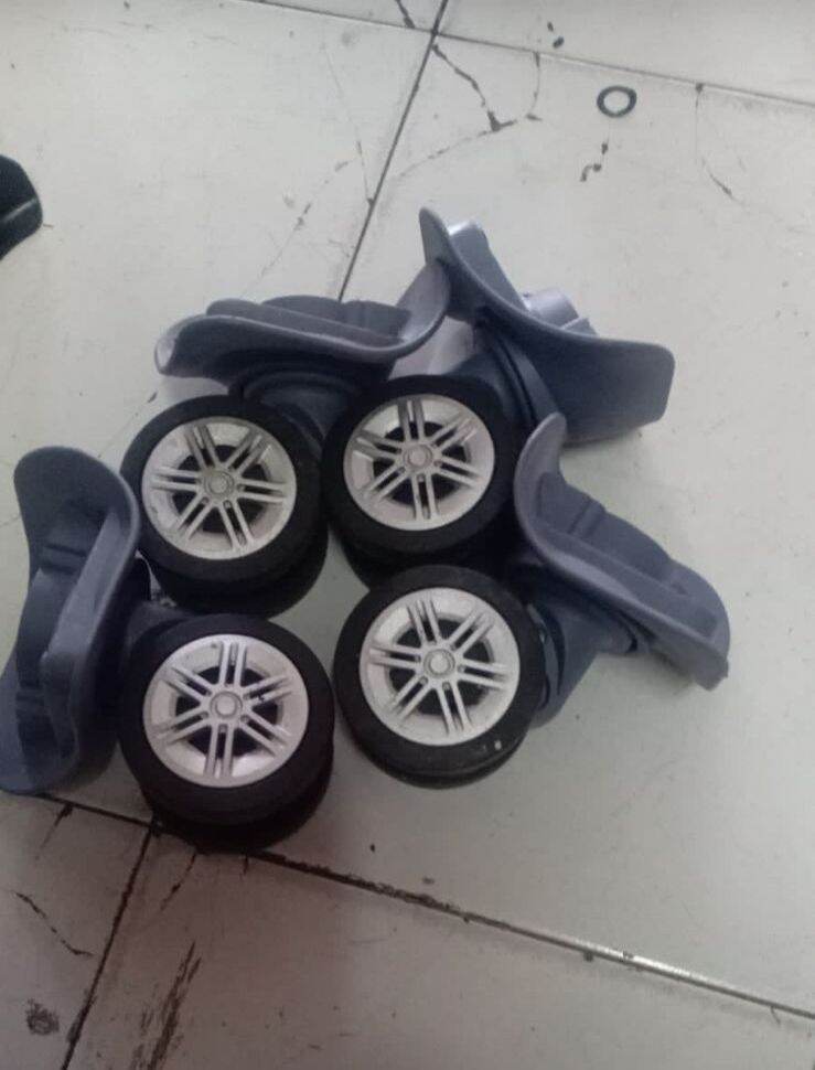 Roda Double | Luggage Wheels cocok untuk semua ukuran 1 set isi 4 pcs ...