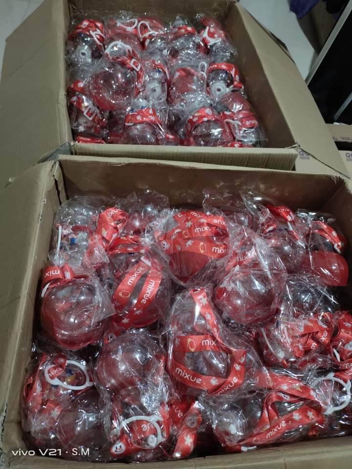 botol minum mixue viral 700ml unik lucu | Lazada Indonesia