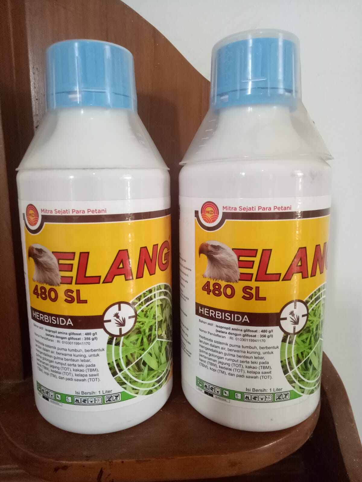 Elang 480sl herbisida basmi rumput liar dan gulma netto 1 liter ...