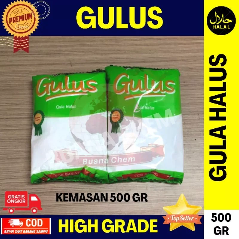 GULUS 500 gr Gula Halus/ Gula Donat Dingin / Dextrose | Lazada Indonesia