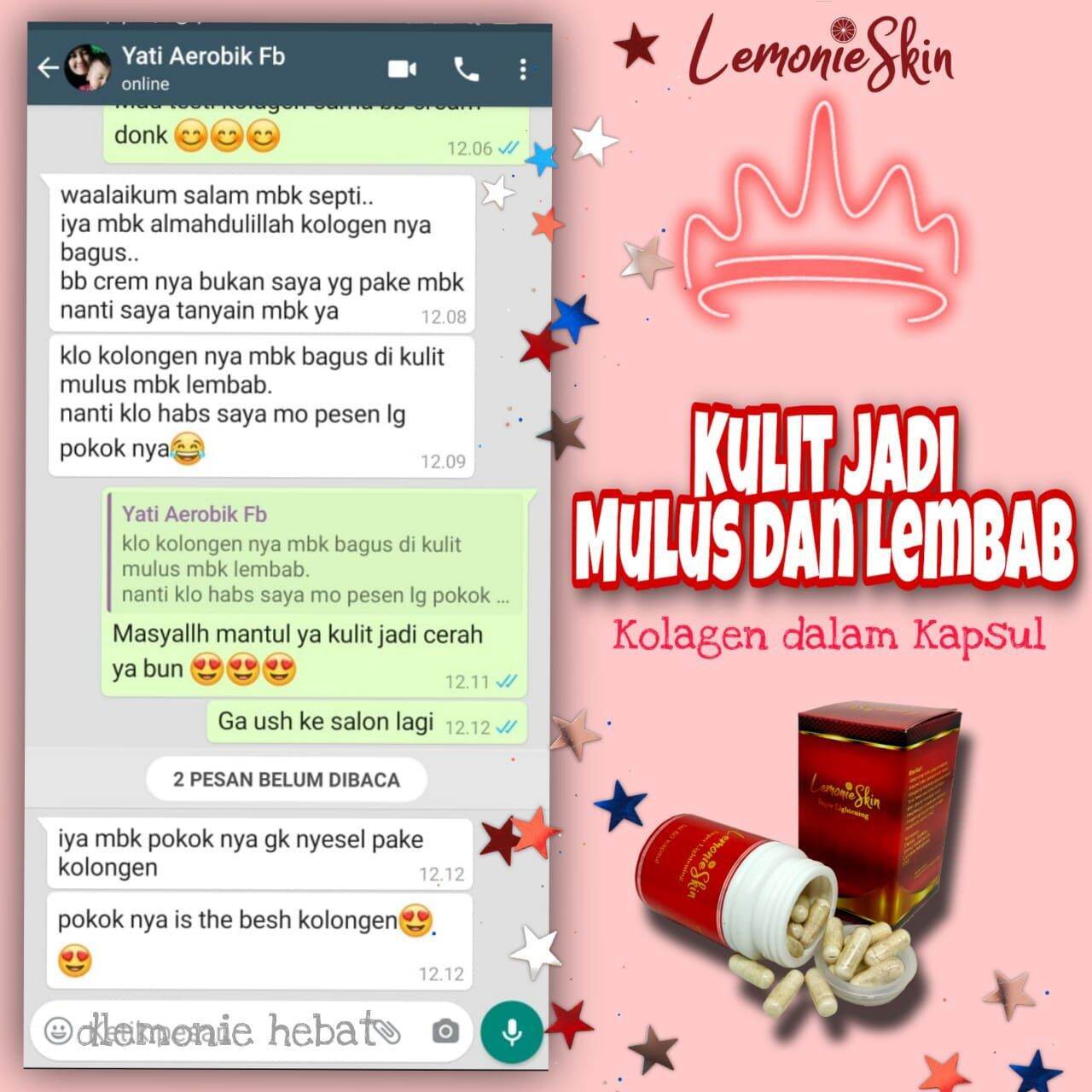 kolagen lemonskin 60 | Lazada Indonesia