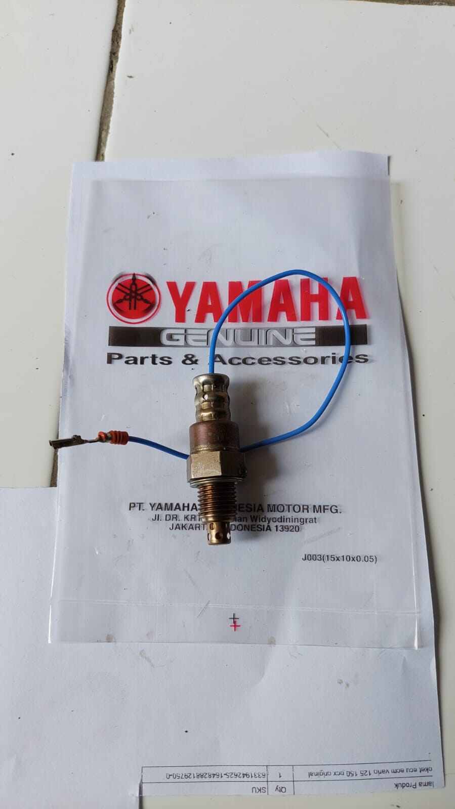 Sensor oksigen O2 sensor knalpot gas buang ORI Yamaha Mio J Mio M3 ...