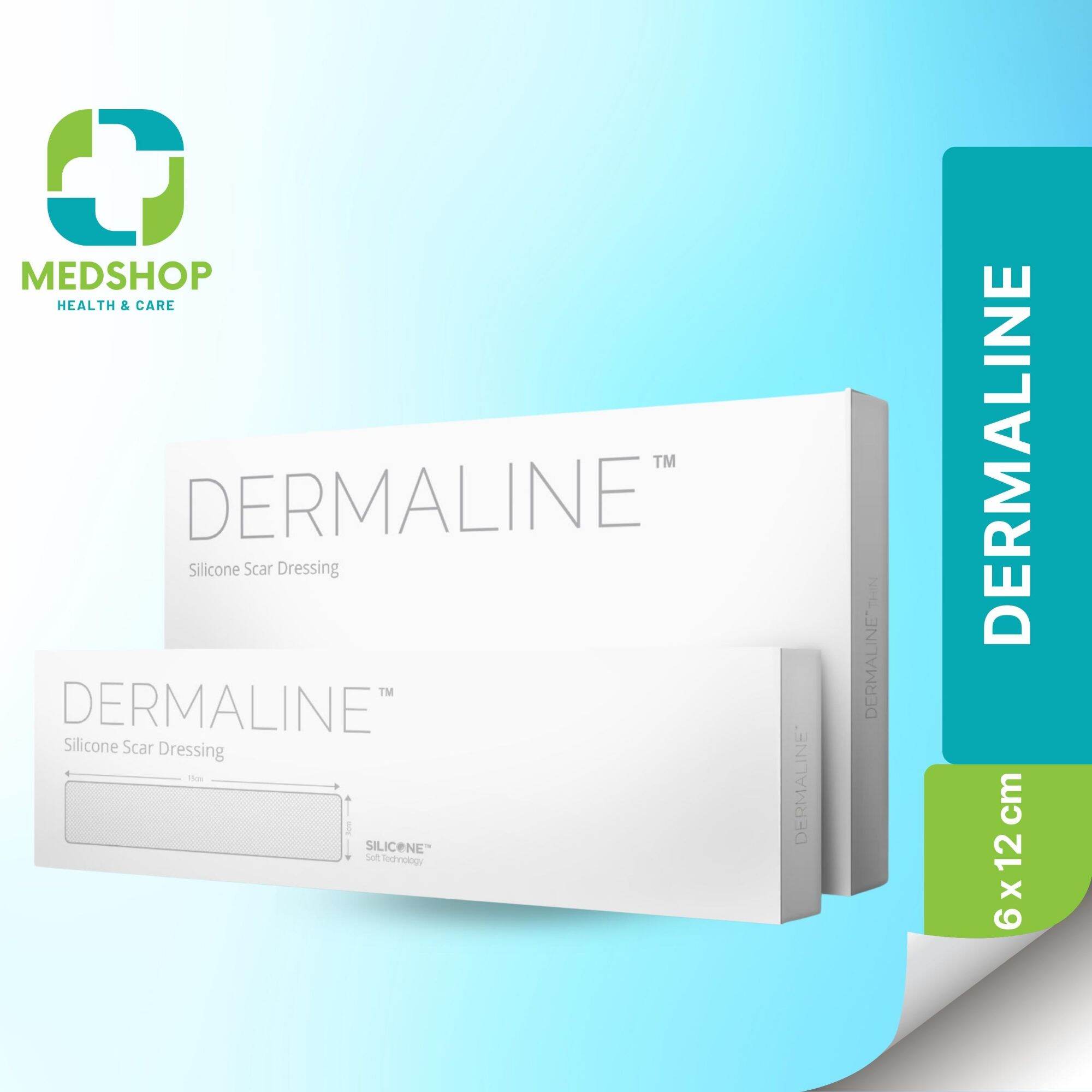 Perawatan Keloid Dermaline Clear - Silicon Scar Sheet 6x12cm per pc ...