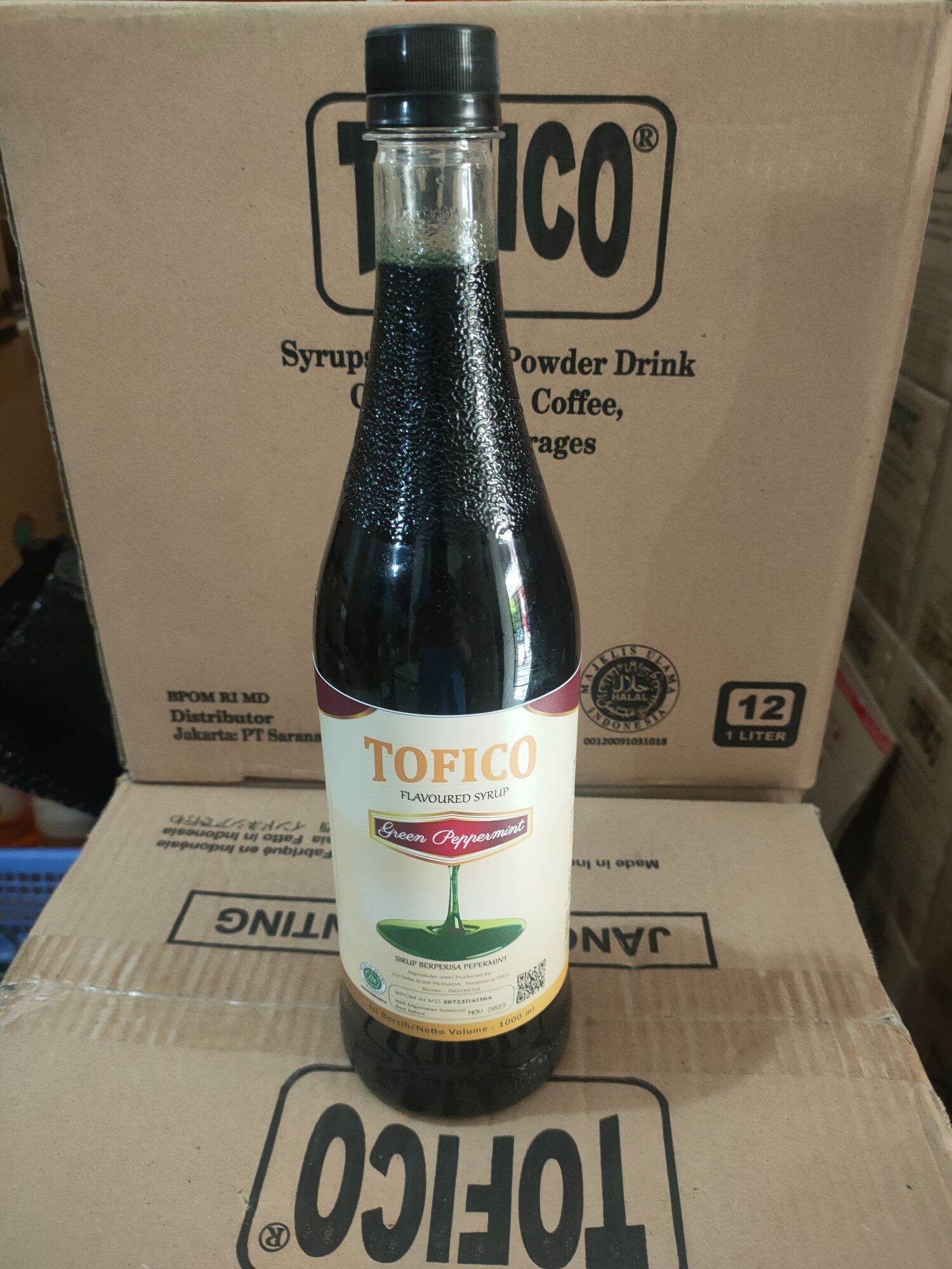 TOFICO SYRUP / TOFICO SIRUP (1 LITER ) - GREEN PEPPERMINT | Lazada ...