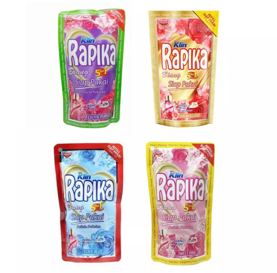 RAPIKA Pewangi | Pelicin Dan Pelembut Pakaian Refill 250ml | Lazada ...