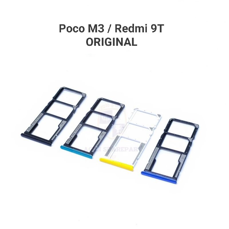 Simlock Poco M3 / Redmi 9T ORIGINAL Simlok Simtrey Simtrai Simlok Slot ...
