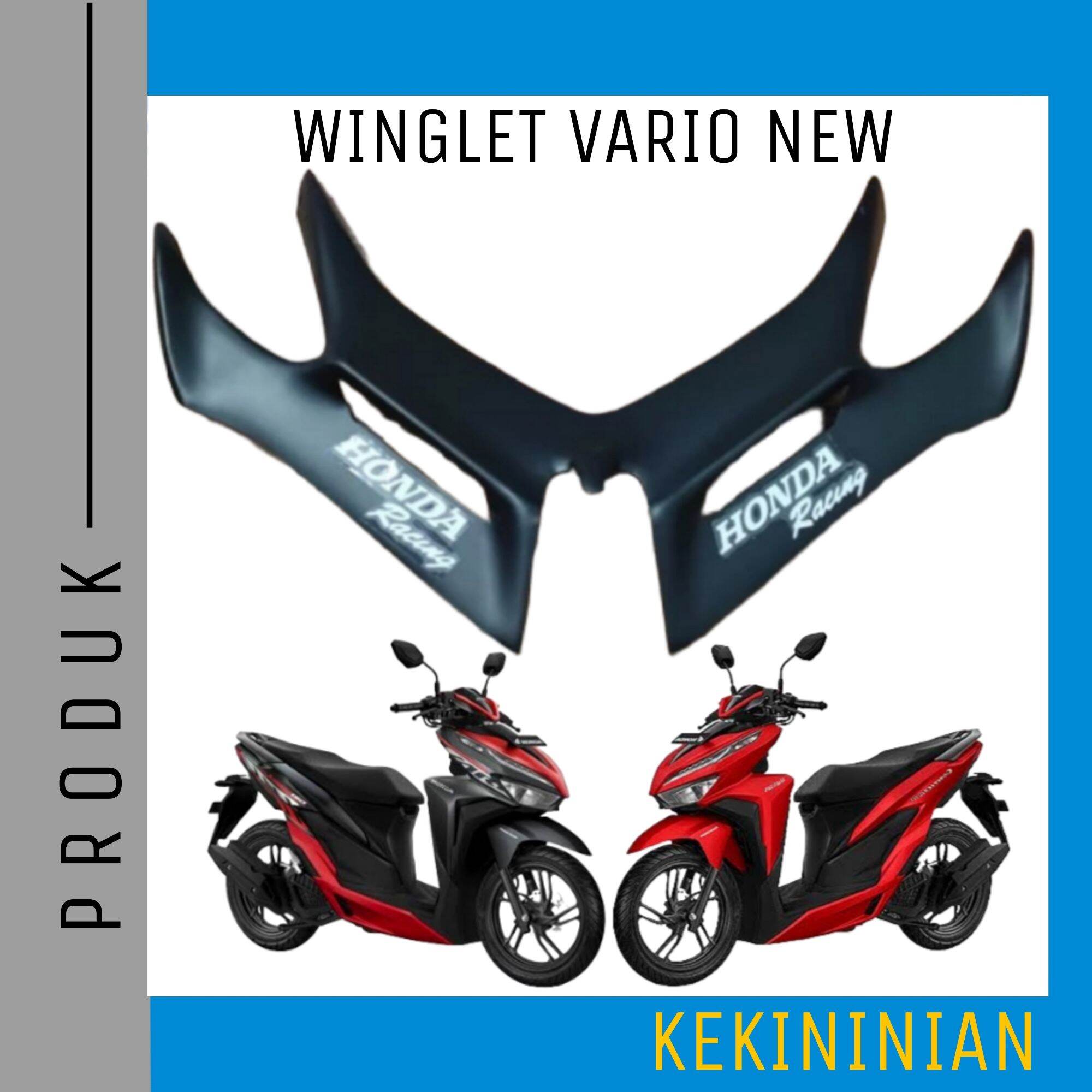 Winglet Sayap Honda Vario New 125 150 2018 2019 2020 2021 2022 2023 Fiber Kuat Anti Patah ...