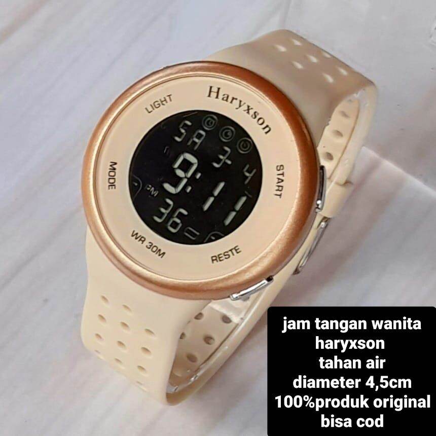 JAM TANGAN HARYXSON WANITA TERBARU TAHAN AIR TALI RUBBER MODEL TERBARU ...