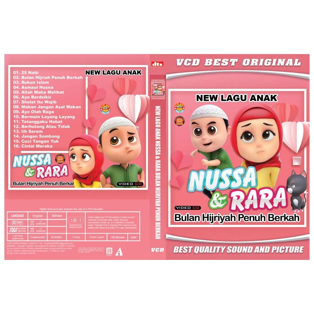 Kaset VCD New Lagu Anak Nussa & Rara | Lazada Indonesia