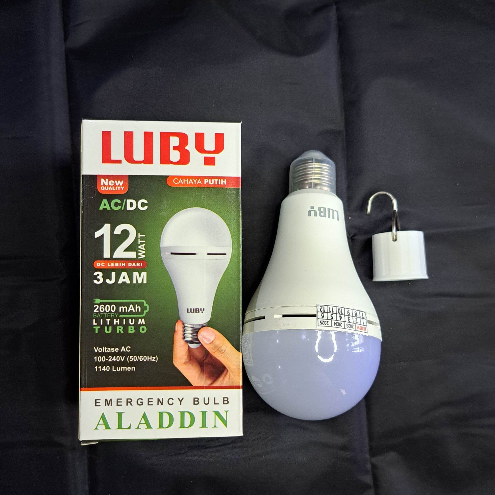 Luby Emergency lampu led AC /DC otomatis menyala saat listrik mati | Lazada Indonesia