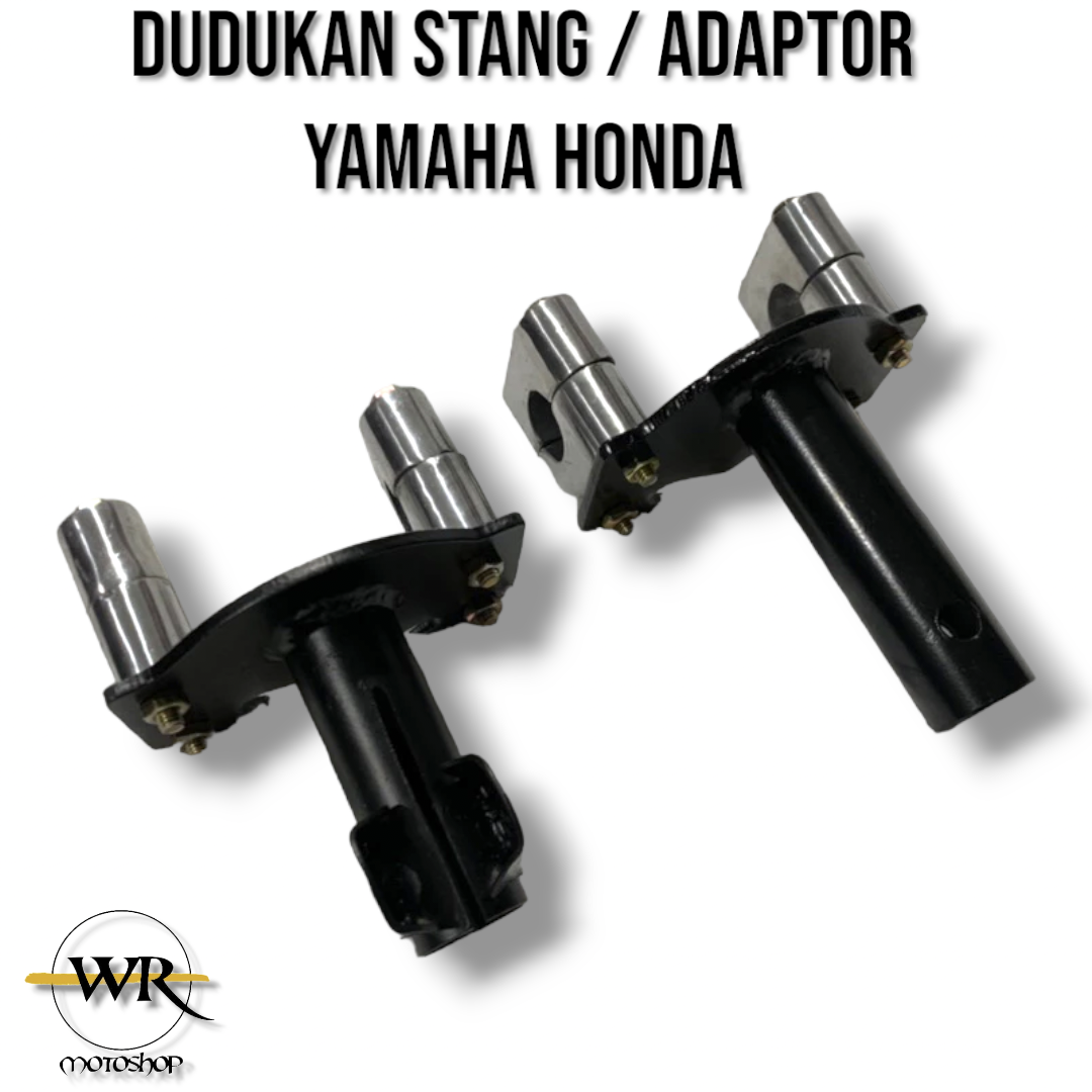 Dudukan Stang / Adaptor Stang Universal Honda Yamaha Matic Bebek Modif ...