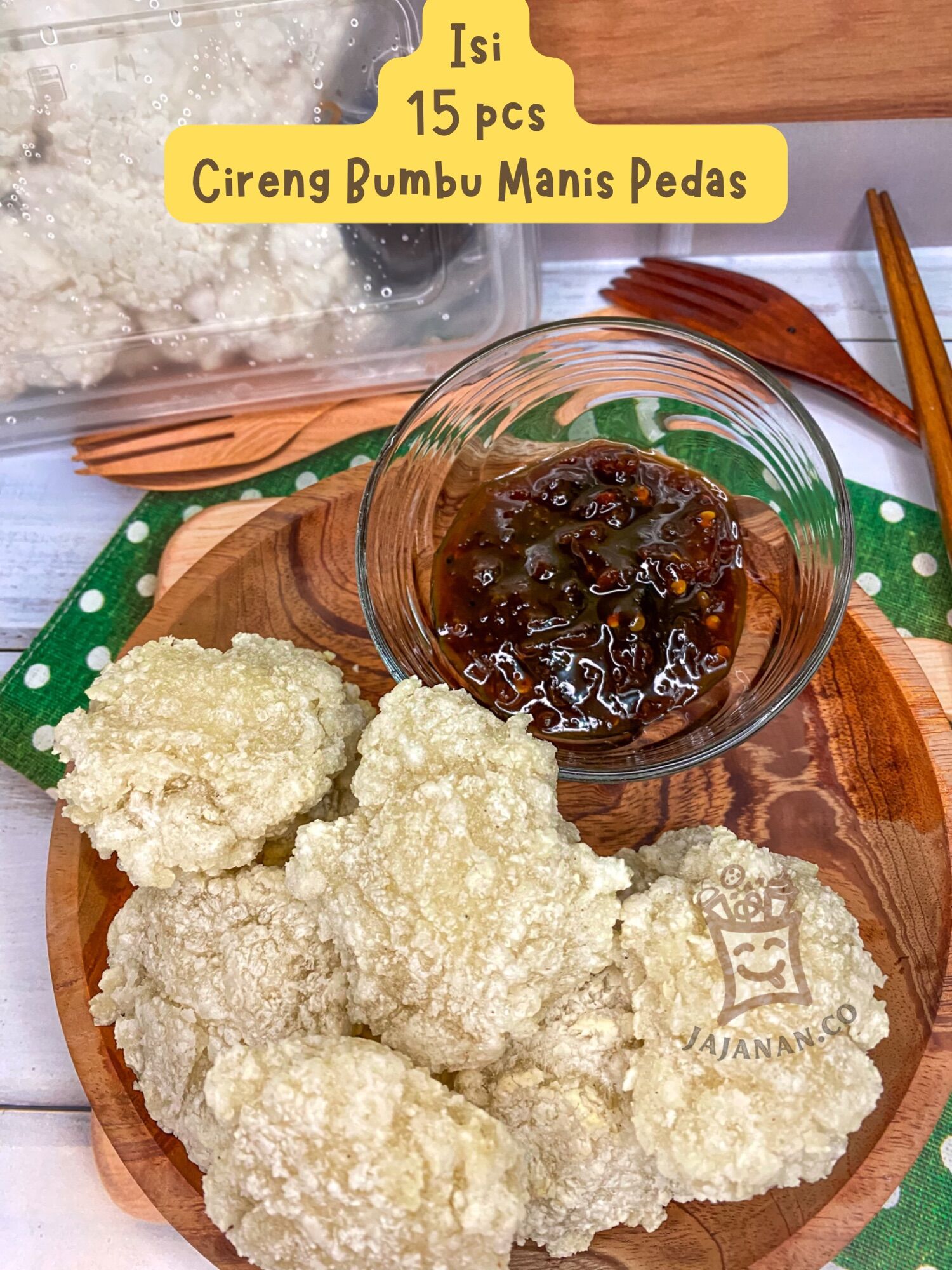 CIRENG CRISPY BUMBU RUJAK MANIS PEDAS ISI 10 PCS HOMEMADE | Lazada ...