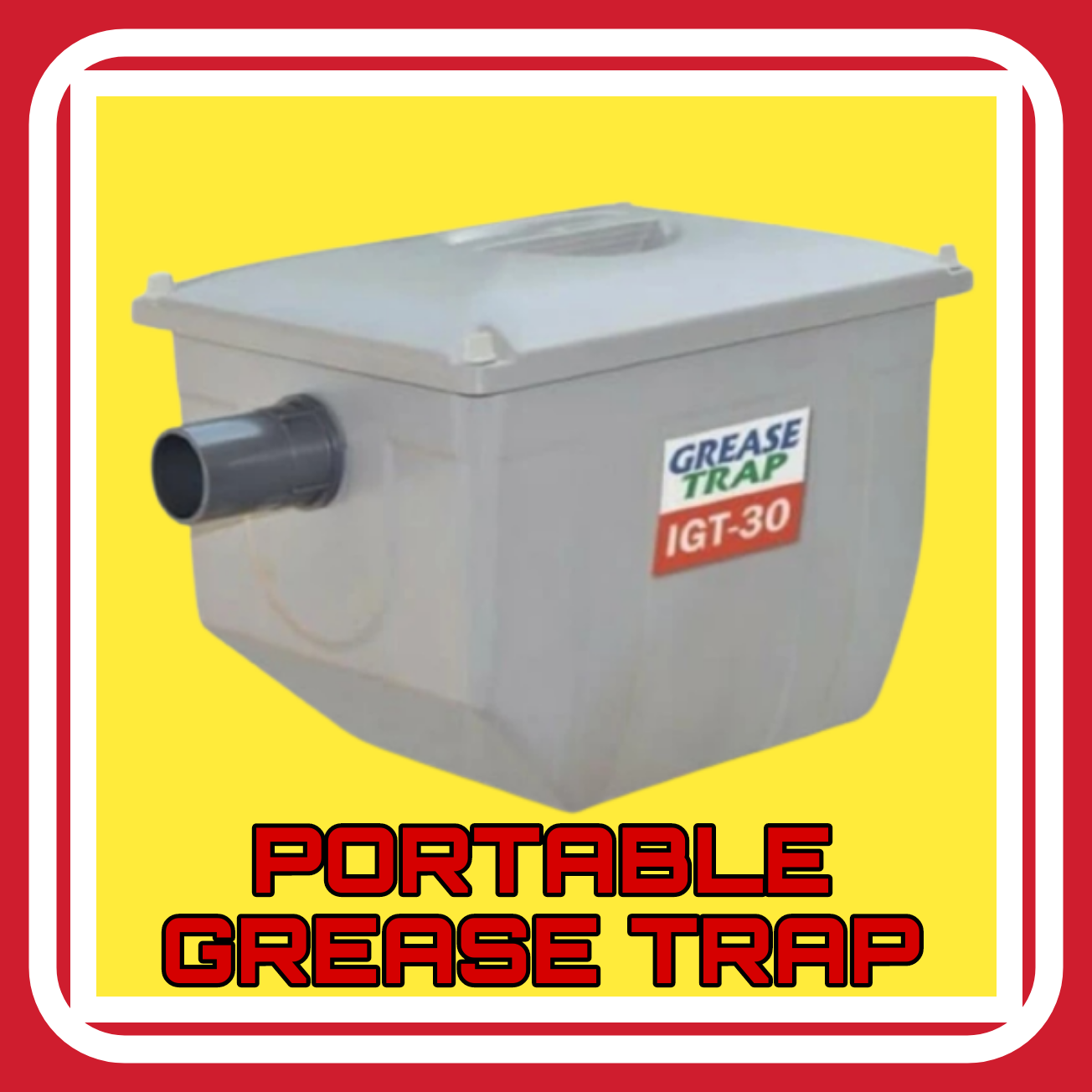 GRASE TRAP PORTABLE IGT-30/BAK KONTROL PORTABEL PEMBUANGAN BAK CUCI ...