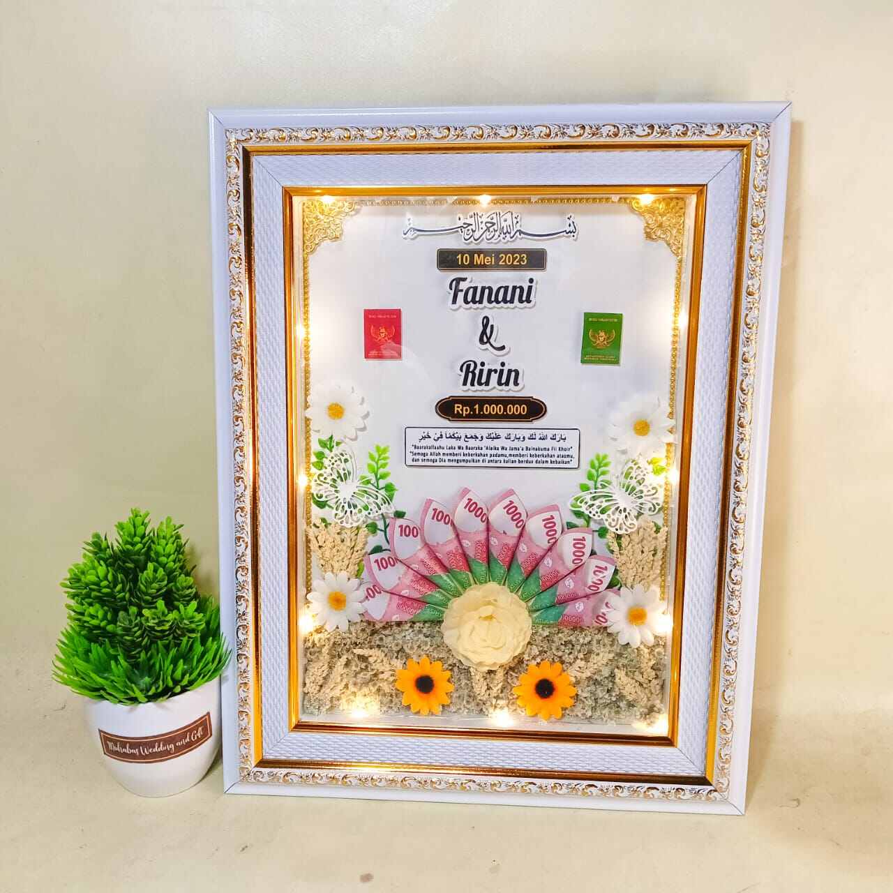 Mahar Pernikahan Rustic / Bingkai Mahar Modern / Mahar Murah | Lazada Indonesia