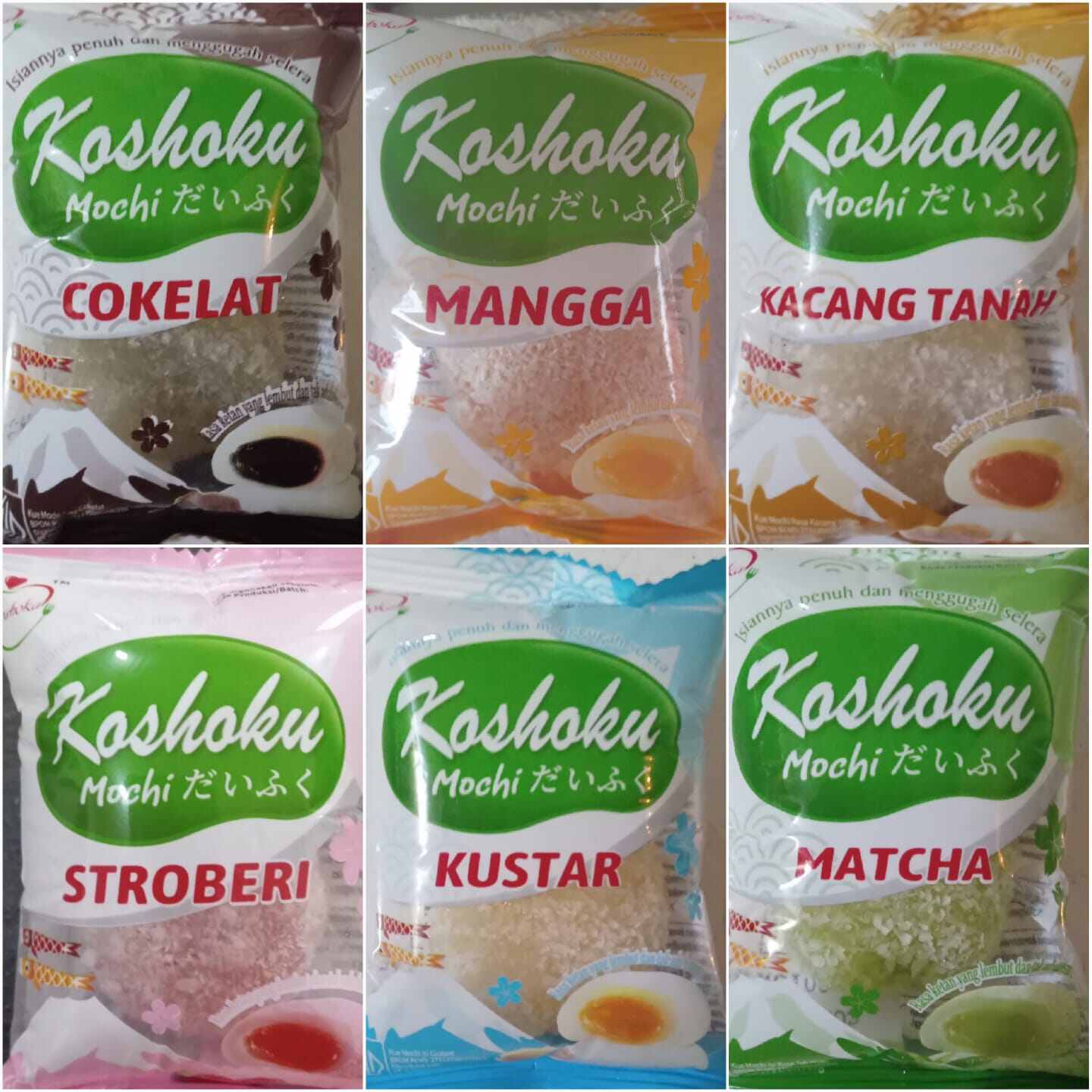 MOCHI VIRAL ! Koshoku Mochi Aneka Rasa 30 Gram | Lazada Indonesia