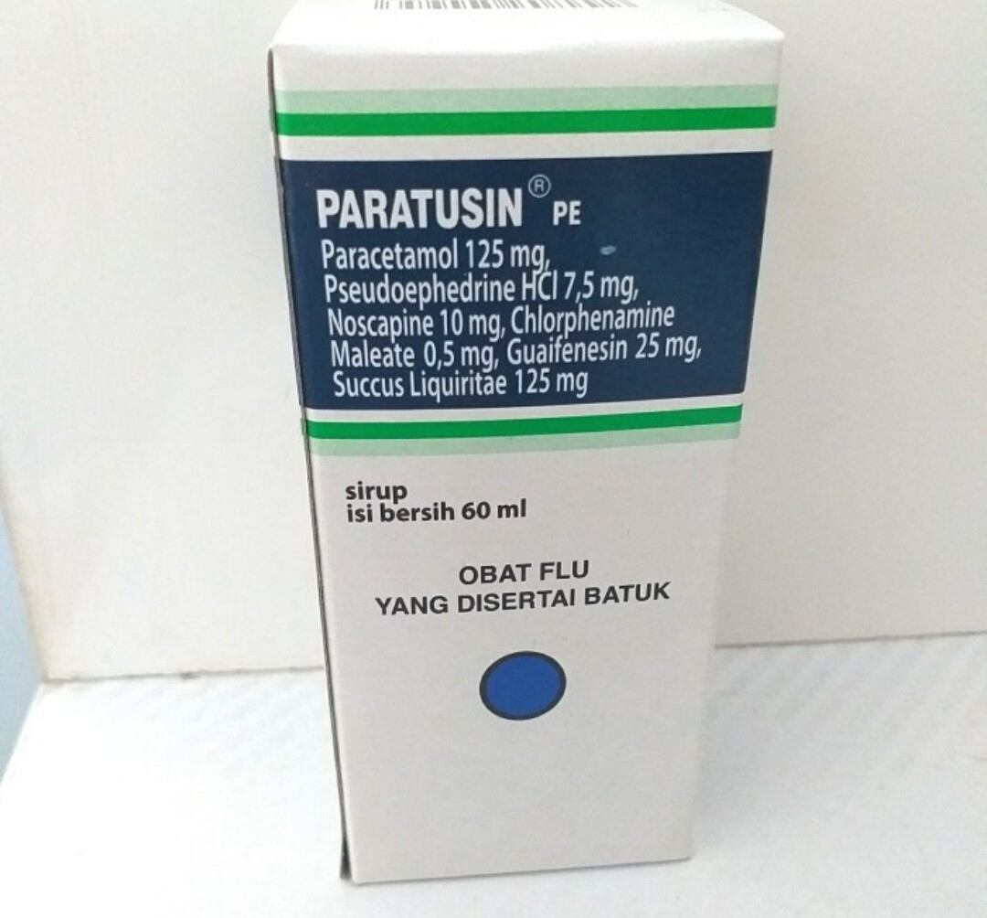 Paratusin paratussin sirup 60ml obat batuk flu yang disertai batuk dan ...