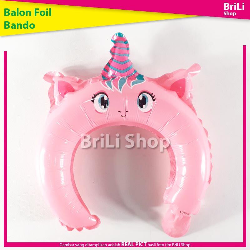 Balon Foil Bando Karakter Kuda Unicorn | Lazada Indonesia