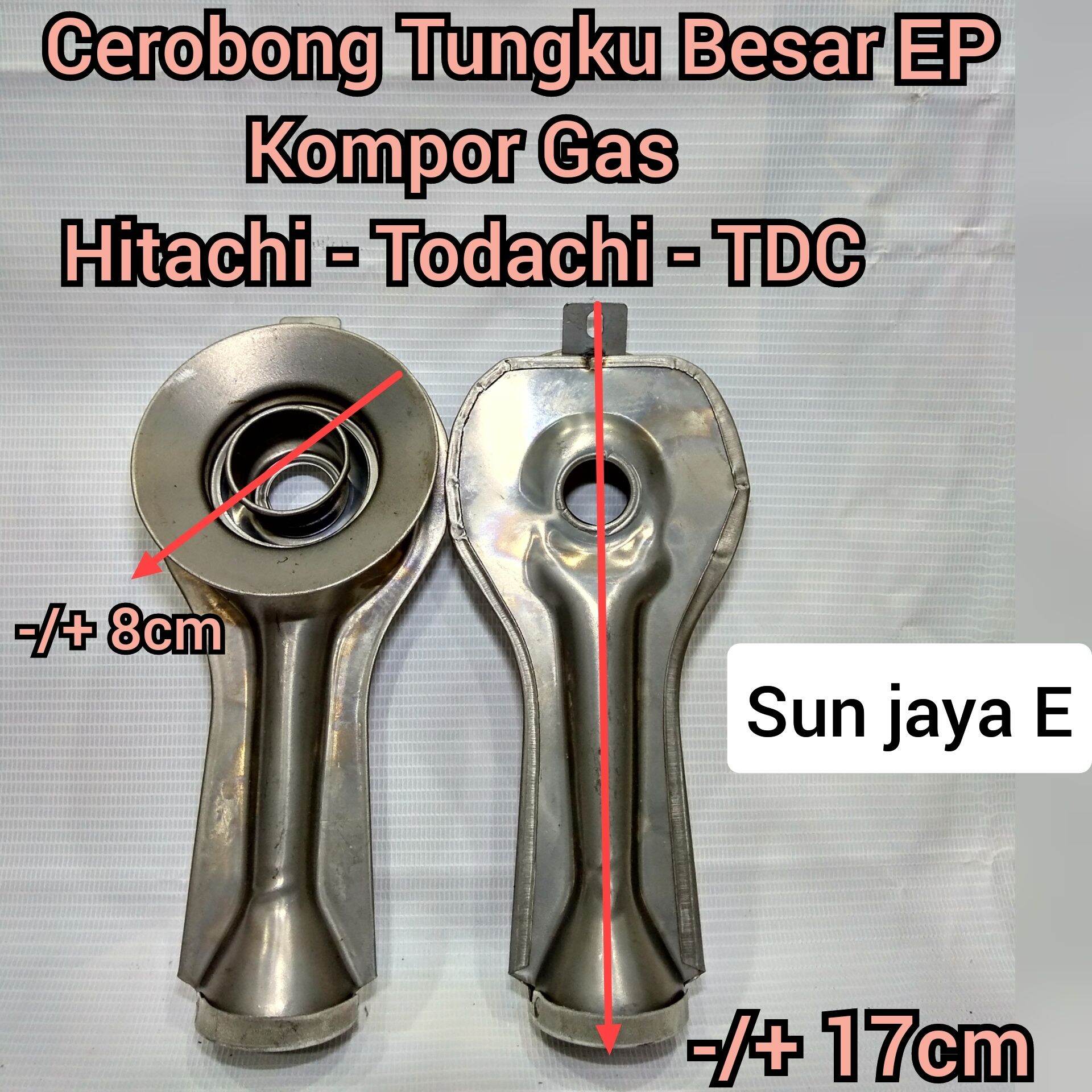 Cerobong + Burner Api EP Kompor Gas Hitachi Todachi Hock TDC | Lazada ...