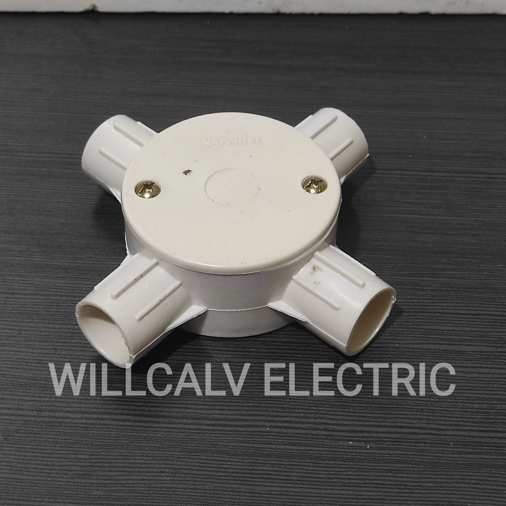 TEE DUS PUTIH KAKI 4 / TEE DUS PUTIH 4 WAY / T DUS PUTIH CABANG 4 ...