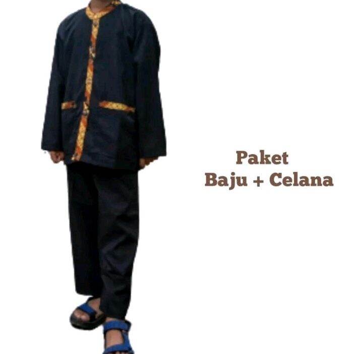 Baju Pangsi Anak / Tradisional Sunda / Setelan Pangsi / Salontreng ...