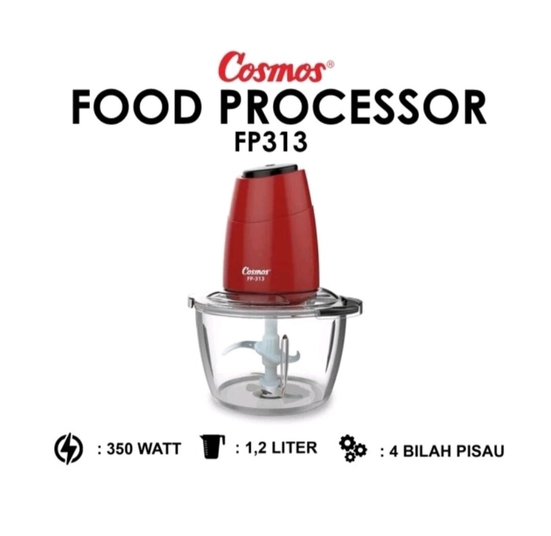 cosmos chopper food processor FP313 pelumat penggiling daging dan bumbu ...