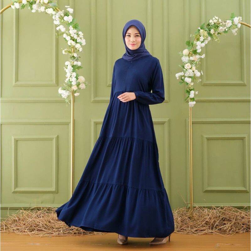 HANUM DRESS PREMIUM TERBARU // GAMIS WANITA // GAMIS BUSUI // FASHION ...