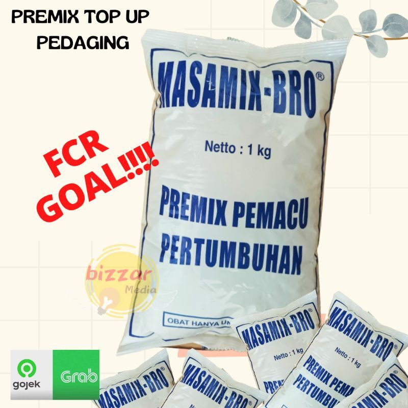 MASAMIX BRO PREMIX VITAMIN PERTUMBUHAN AYAM BROILER BEBEK UNGGAS ...
