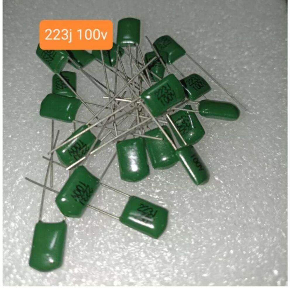 10BUAH CAPASITOR 223J 100V KAPASITOR MILAR 223 J 100 VOLT 22k 22n 100v ...
