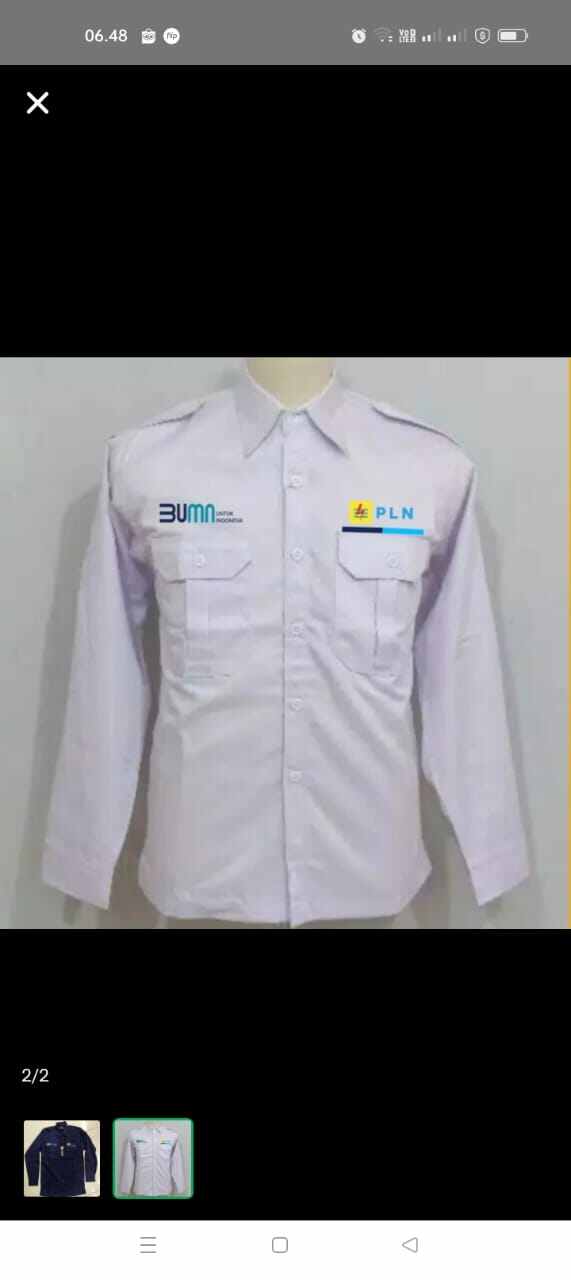 kemeja BUMN PLN Seragam BUMN PLN Baju PLN | Lazada Indonesia