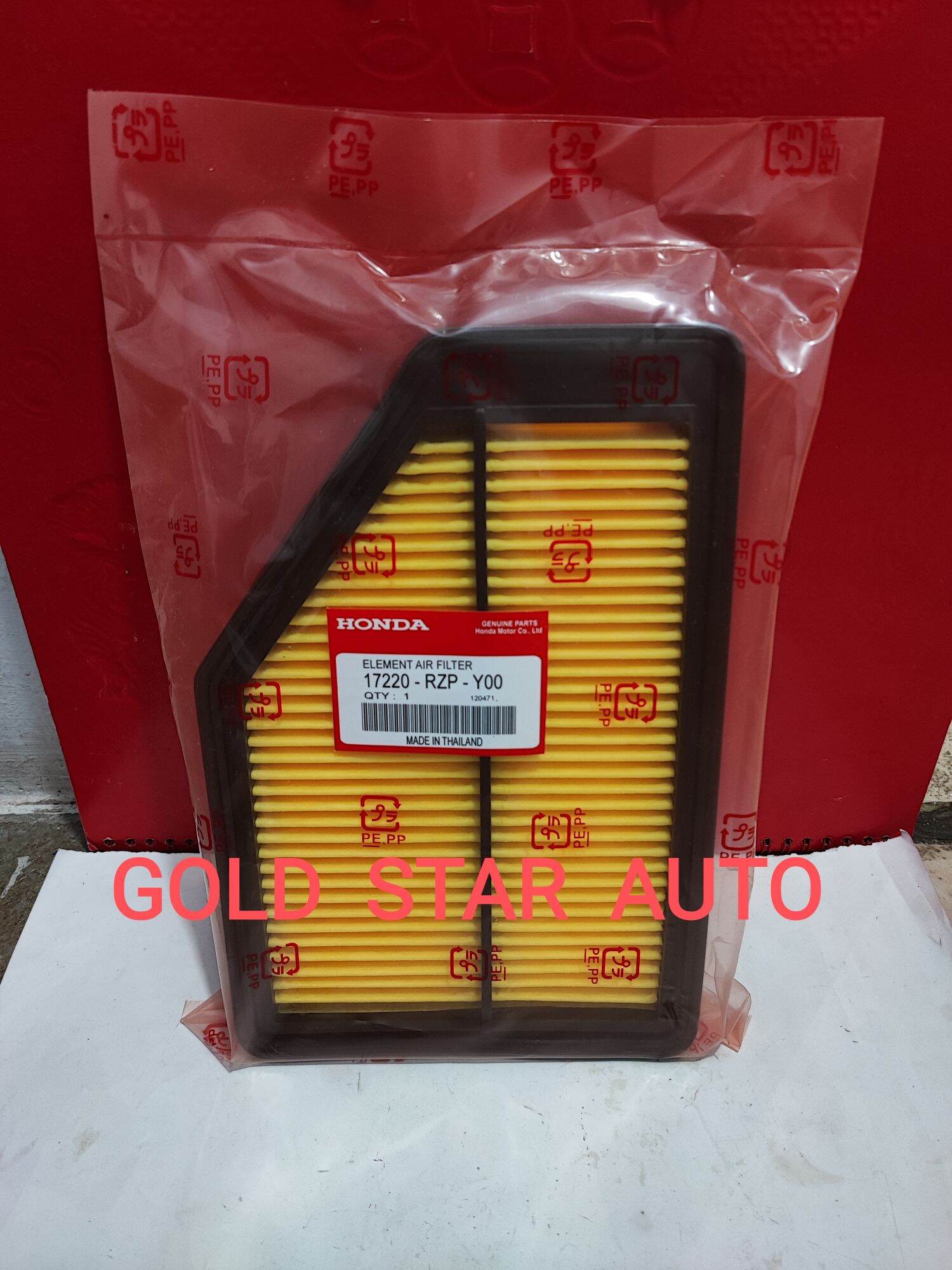 FILTER UDARA AIR FILTER HONDA CRV ALL NEW 2.000CC Tahun 2007 2008 2009 2010 2011 17220-RZP-Y00 ...