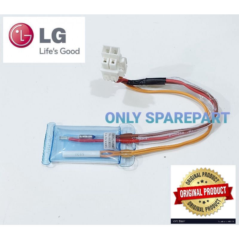 Sensor Bimetal Defrost Kulkas LG 2 pintu Inverter Original 6615JB2005V ...