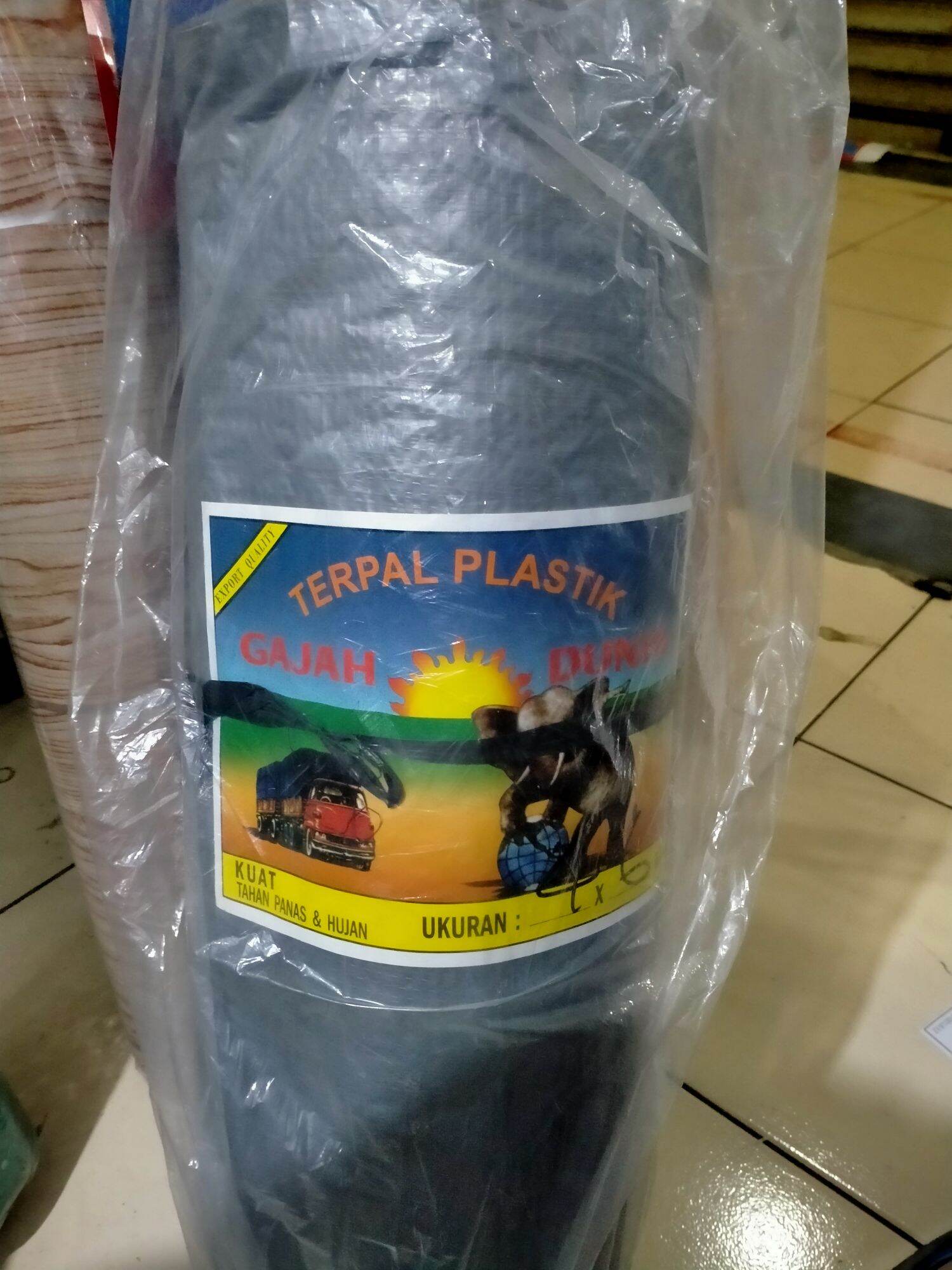 Terpal Plastik Gajah Dunia uk 4x6 | Lazada Indonesia