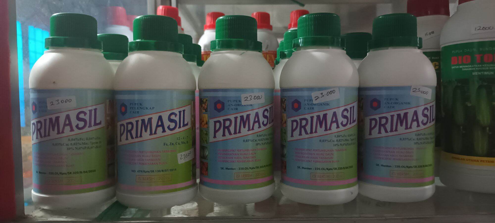 Pupuk lengkap Cair Primasil isi 200 cc | Lazada Indonesia