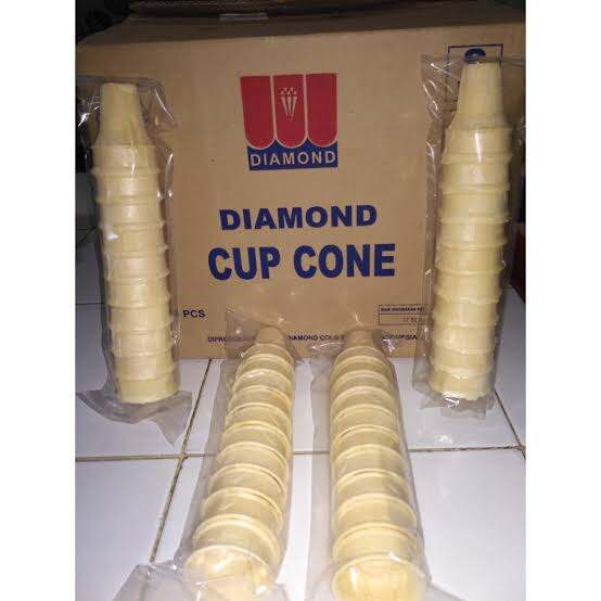 Diamond Cup Cone 1 pack isi 10 pcs | Lazada Indonesia